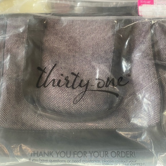 thirty-one | Bags | Thirty One Plum Tweed Mini Cindy Tote | Poshmark